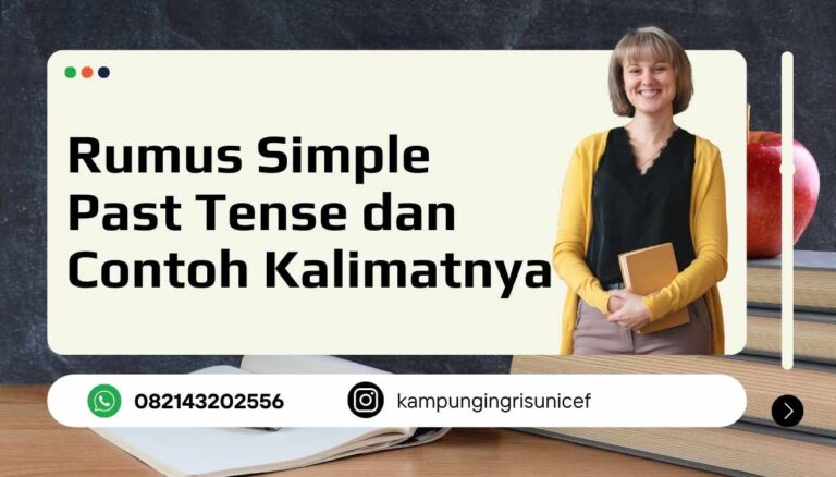 Rumus Simple Past Tense dan Contoh Kalimatnya - Kampung Inggris Pare